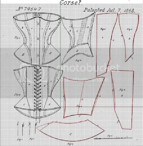Corsetra Designs Spp 2009 Patterning The Corset Corset Sewing