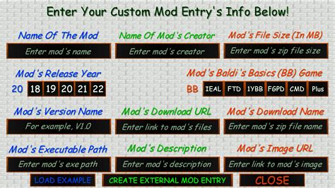 V Changelog Baldi S Basics Mod Archive Project By JohnsterSpaceGames