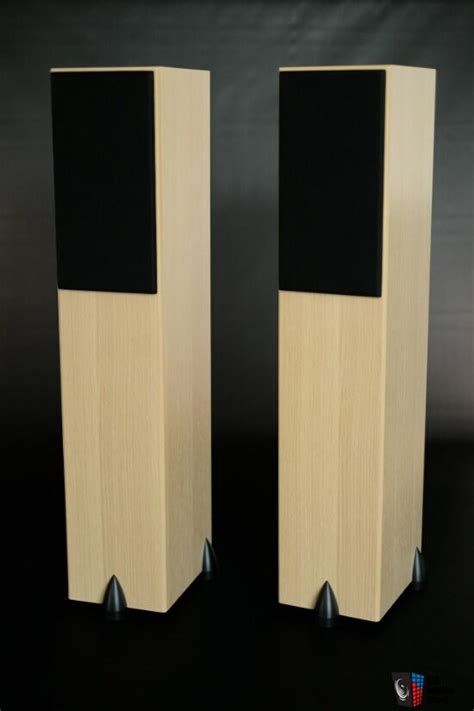 Totem Bison Tower Loudspeakers Oak Photo 5035355 Us Audio Mart