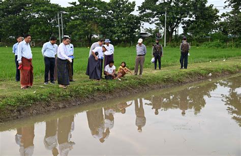 ကချင်ပြည်နယ်ဝန်ကြီးချုပ် ဝိုင်းမော်မြို့နယ်အတွင်း စားရေရိက္ခာဖူလုံမှုရ