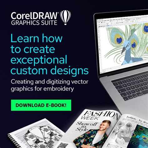creating and digitizing vector graphics for embroidery coreldraw