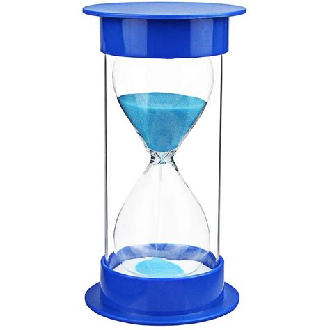 Reloj De Arena Temporizador 30 Minutos Reloj De Arena Azul Doble