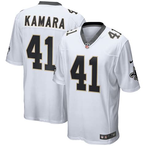 Nike Alvin Kamara New Orleans Saints White Game Jersey