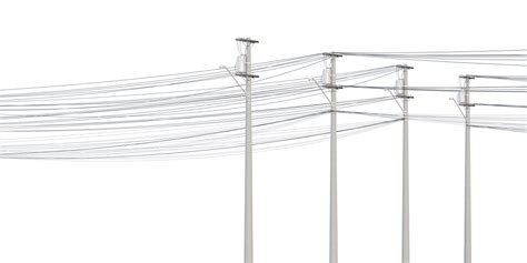 Electric Pole Powerline With Procedural Cables Superhive Formerly Blender Market