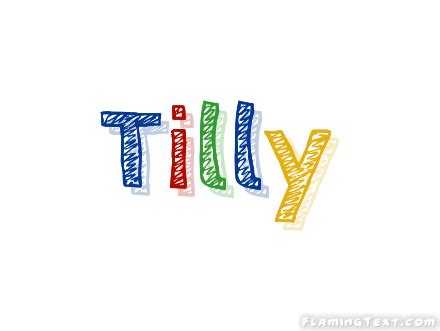 Tilly Logo Free Name Design Tool From Flaming Text