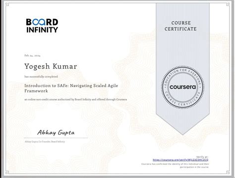 Yogesh Kumar On Linkedin Safe Agiletransformation Certificationachieved