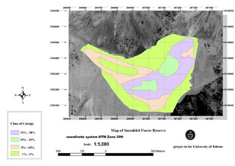 The Map Of Crown Canopy Density Classification Of 1995 50 75 And