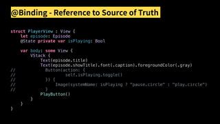 SwiftUI State Data Flow PPT