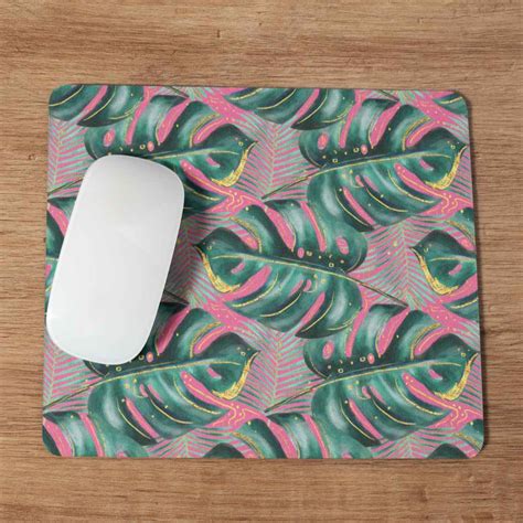Monstera Leaf Mouse Pad Livy Lou Designs Co