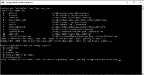 How To Use The Sample Code Common Data Model Microsoft Learn