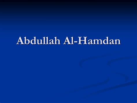 Ppt Abdullah Al Hamdan Powerpoint Presentation Free Download Id