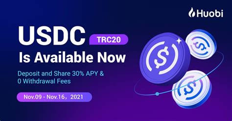 🔥 usdc deposits and withdrawals on trc20 chain now available on huobi r