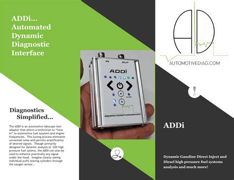 Addi Module Automated Dynamic Diagnostic Interface