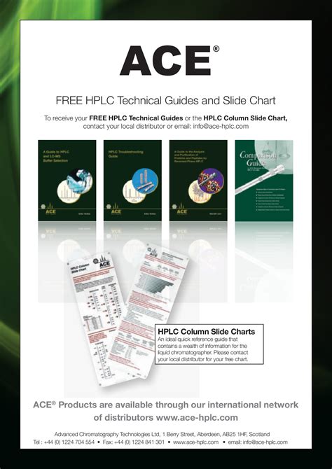 Hplc Column Comparison Chart Ponasa