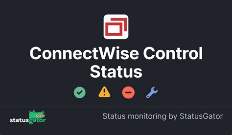 ConnectWise Control Status Check If ConnectWise Control Is Down Or Having Problems StatusGator