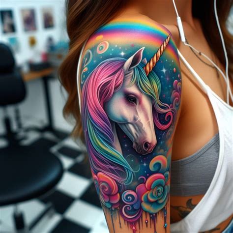 Elegant Unicorn Tattoo Ideas Unicorn Tattoo Designs Tattoo Sleeve