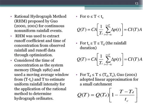 Modified Rational Method For Texas Watersheds Ppt Download
