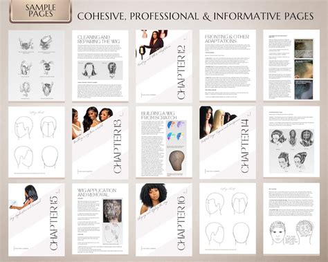 Wig Maker Training Manual Wig Making Course Hand Tied Machine Step By Step Wigs Weaves
