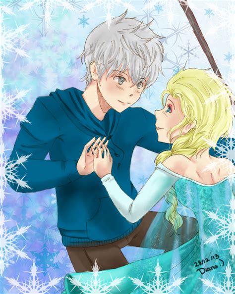 Filosofia En Mi Tocador Blogliterario Fanarts Elsa Y Jack Frost