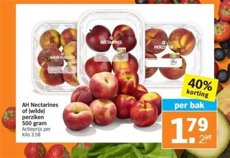 AH Nectarines Of Wilde Perziken Aanbieding Bij Albert Heijn