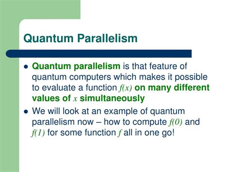Ppt Quantum Computation And Quantum Information â€“ Lecture 3