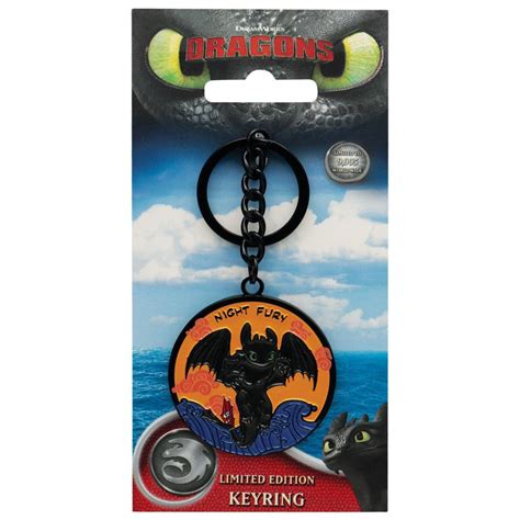 How To Train Your Dragon Night Fury Limited Edition Keyring
