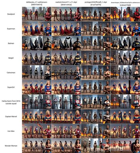 multi posing tests with controlnet and openpose editor grid in the
