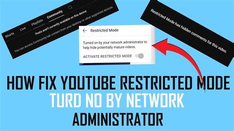 How To Fix YouTube Restricted Mode Turned On By Network Administrator Full Guide YouTube