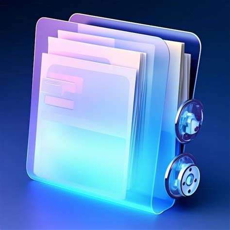 Premium Photo Folder Icon Design