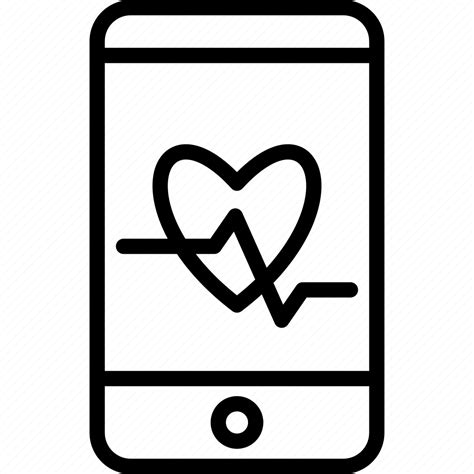 Health Application Mobile Monitor Care Icon Download On Iconfinder