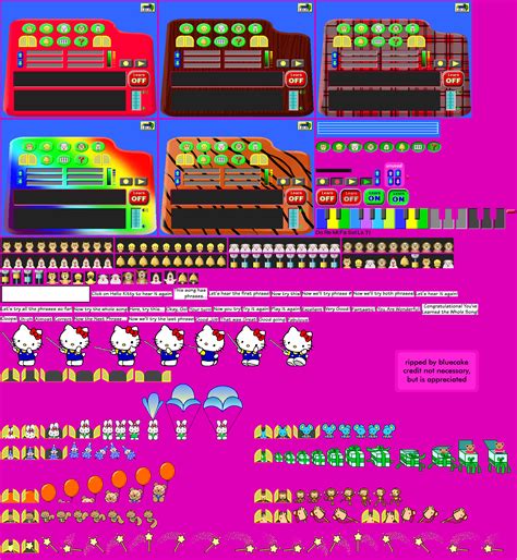 Big Fun Piano Hello Kitty Big Fun Deluxe Pc Computer The Spriters Resource