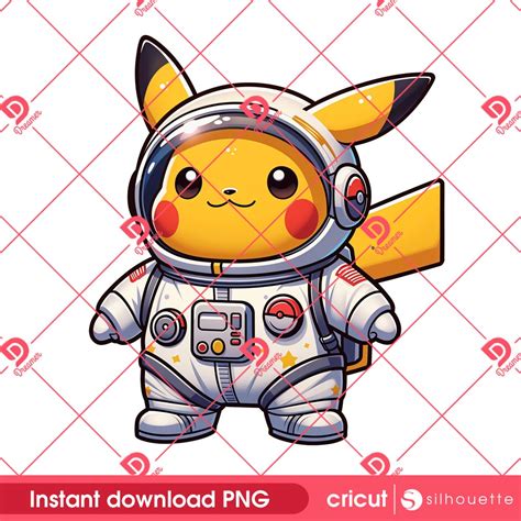 Pikachu Astronaut Png Svg Dreamer