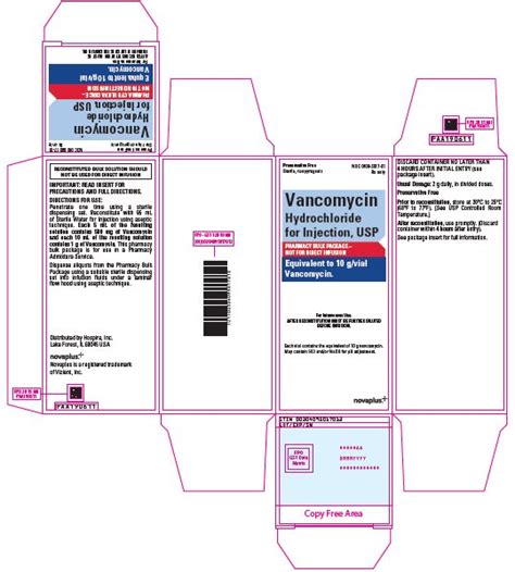 Vancomycin Hydrochloride For Injection Usp
