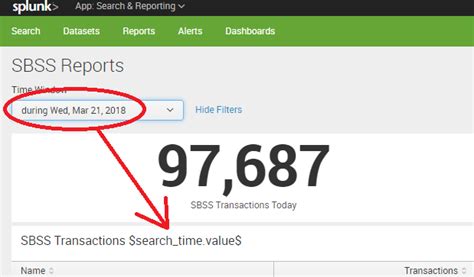 Solved Whats The Token Name For The Time Pickers Displa Splunk Community