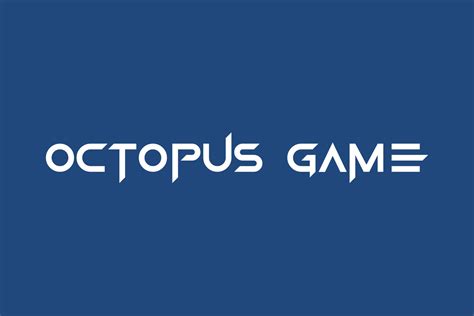 Octopus Game Fonts Shmonts