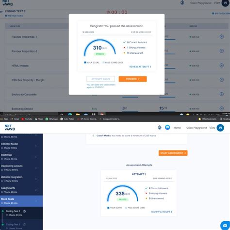 Vijay Balaji On Linkedin Successfully Completed The Mock Test In Html And Css Nd Coding