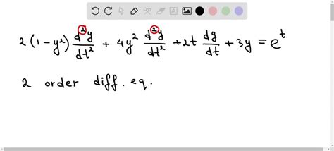 Solved Determine Whether The De Is A Linear Differential Equation Of
