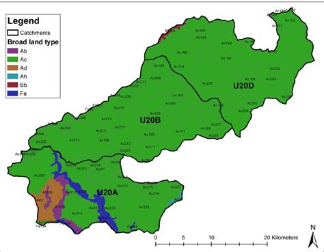 Land Types Present In The Three Catchments Land Type Survey Staff