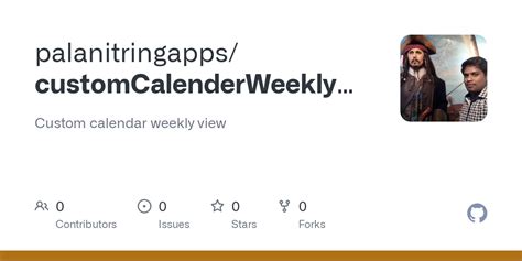 GitHub Palanitringapps CustomCalenderWeeklyDate Custom Calendar Weekly View