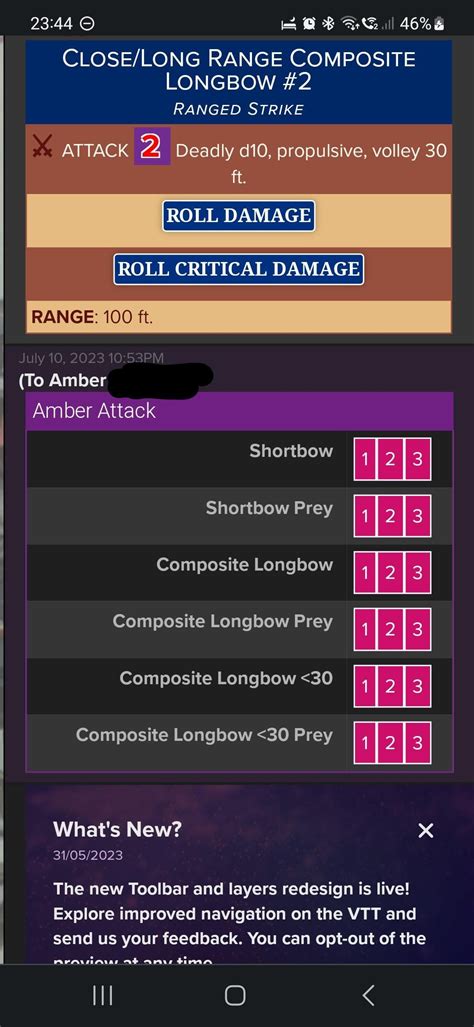 pathfinder 2e macro help r roll20