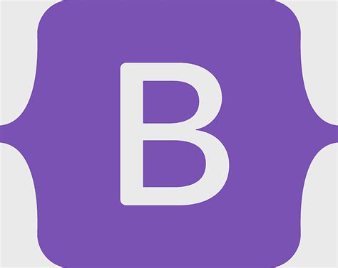 Bootstrap Logo Purple And Green Design Web Development Framework Modern Ui Design Digital