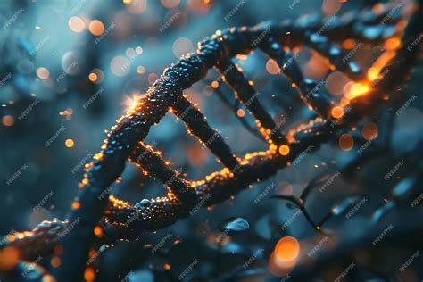 Premium Photo Gene Science Background