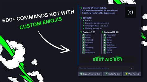 How To Make 600 Discord Bot Without Coding Custom Emojis Youtube
