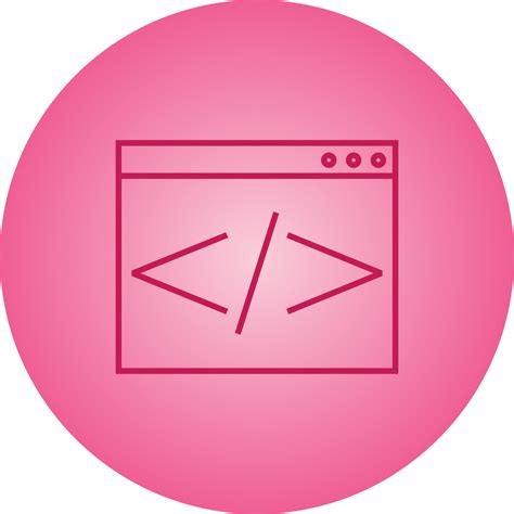 Beautiful Coding Vector Line Icon 17528102 Vector Art At Vecteezy