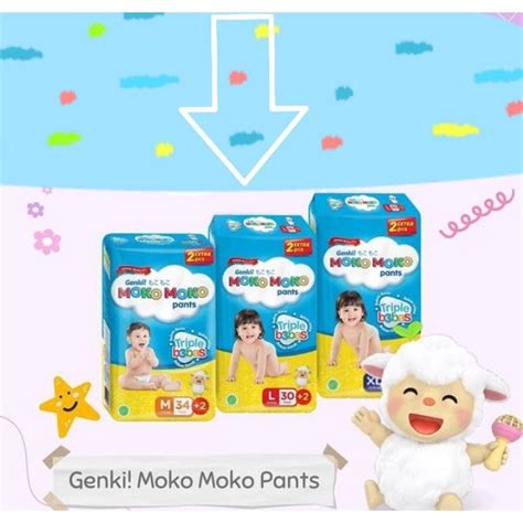 Jual Popok Genki Moko Moko Shopee Indonesia