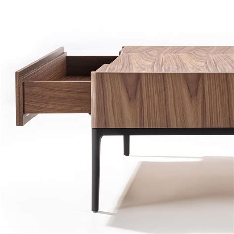Walnut Case Square Coffee Table For Sale At 1stdibs