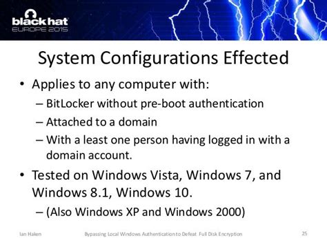 Eu 15 Haken Bypassing Local Windows Authentication To Defeat Full Disk Encryption Pdf