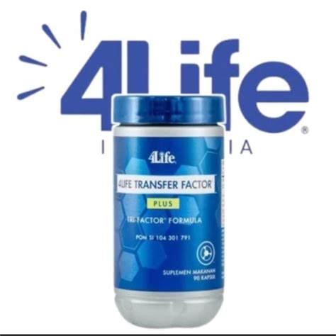 Jual 4life Plus Tranfer Factor Isi 90 Kapsul 4 Life Asli Original Shopee Indonesia