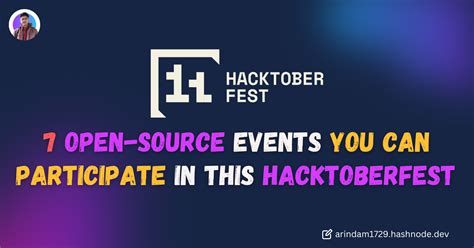 🚀 7 Open Source Events You Can Participate In This Hacktoberfest Arindam Majumder