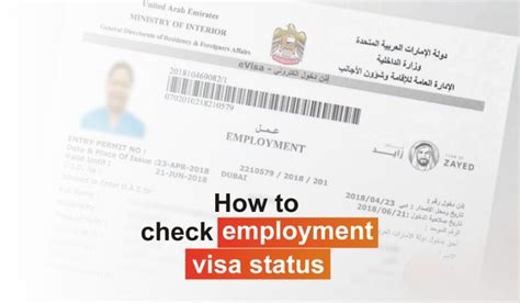 How To Check Employment Visa Status 7 Powerful Ways